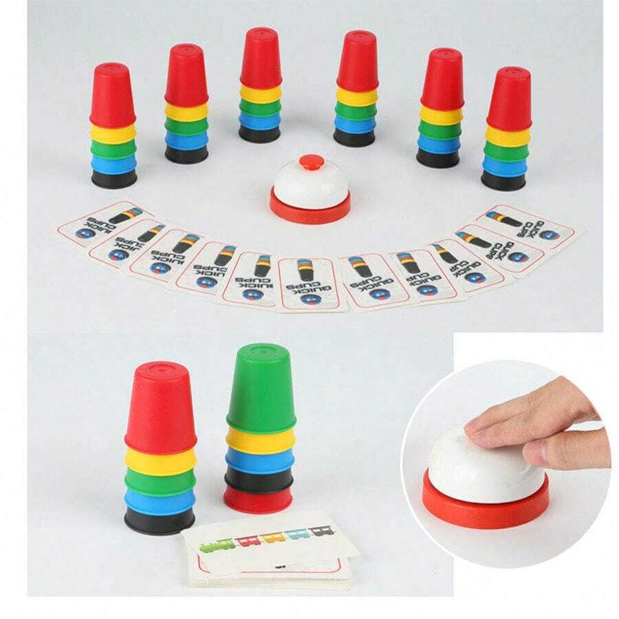 Children's Puzzle Interactive Game, Stacking Cup QUICK CUPS Desktop ...