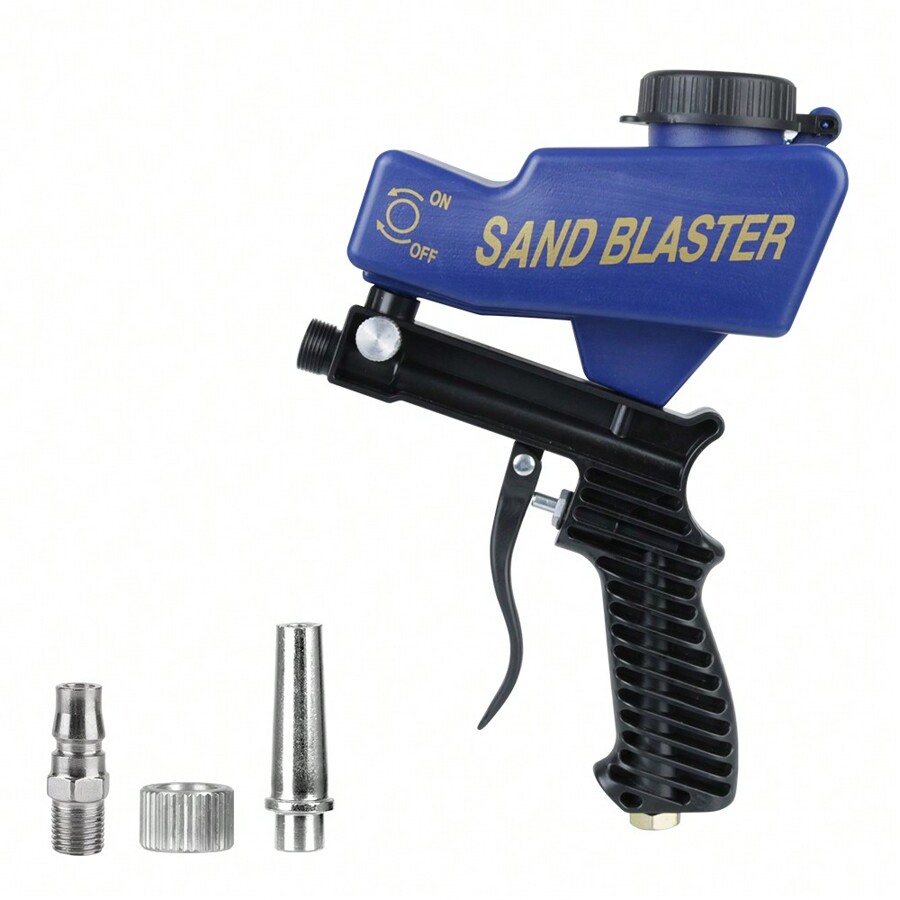 Pneumatic Sandblasting Set Gravity Sandblasting Gun Adjustable Blasting ...