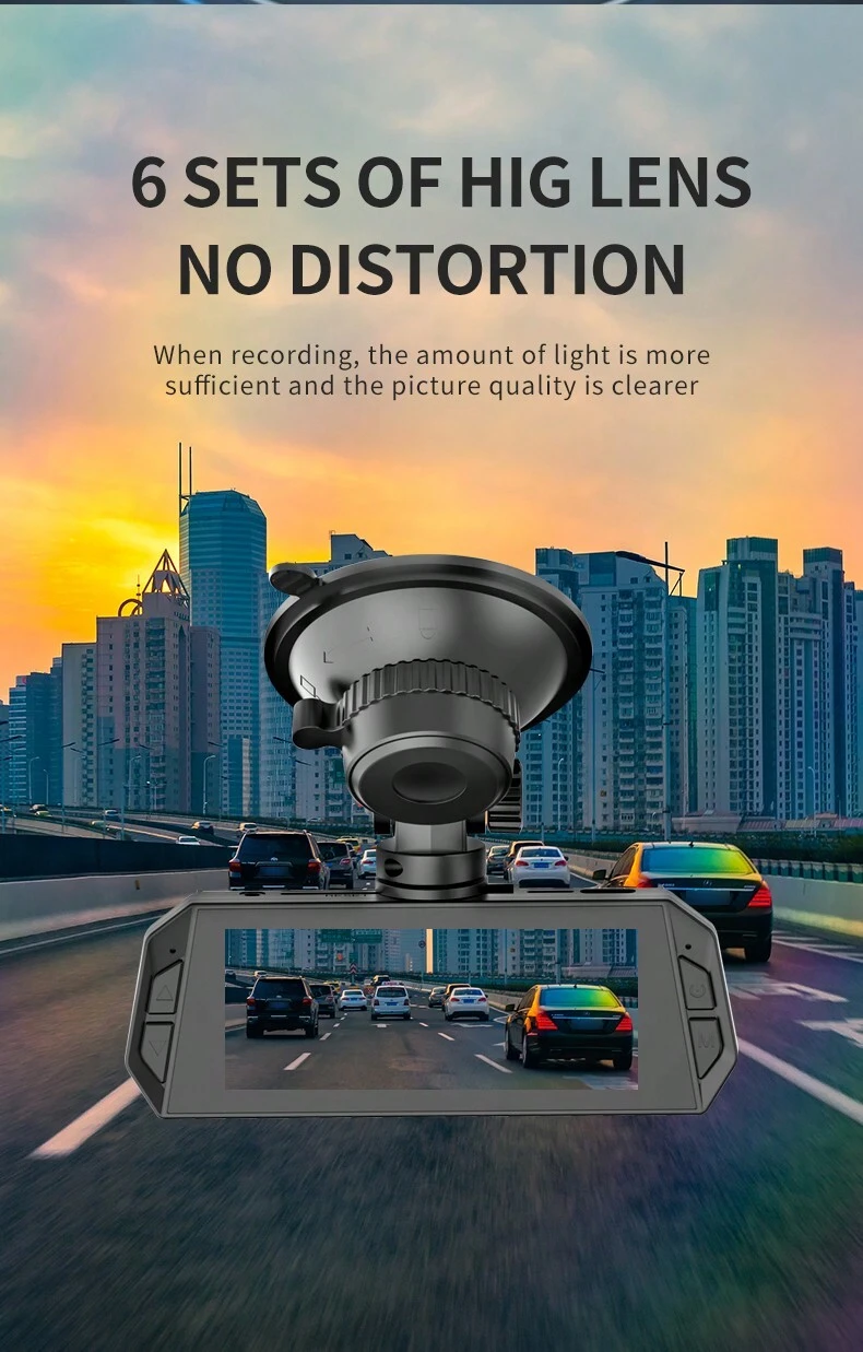 Vavupo Telecamera per cruscotto 1080P per auto, registratore video DVR ...