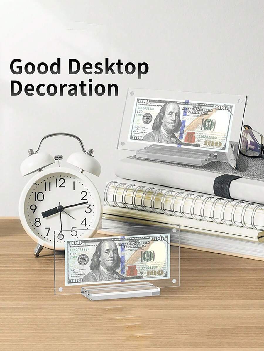 Dollar Bill Frame, Acrylic Currency Display Dollar Holder Bill Money ...