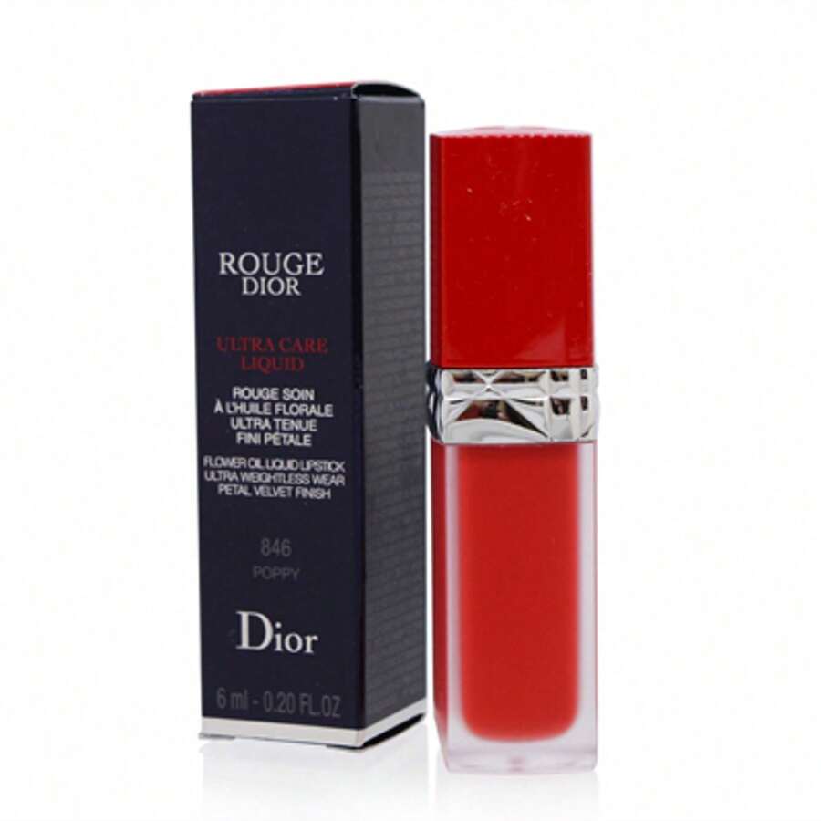 Christian Dior Ch.Dior Rouge Dior Ultra Care Liquid 846 Poppy 0.20 Oz ...