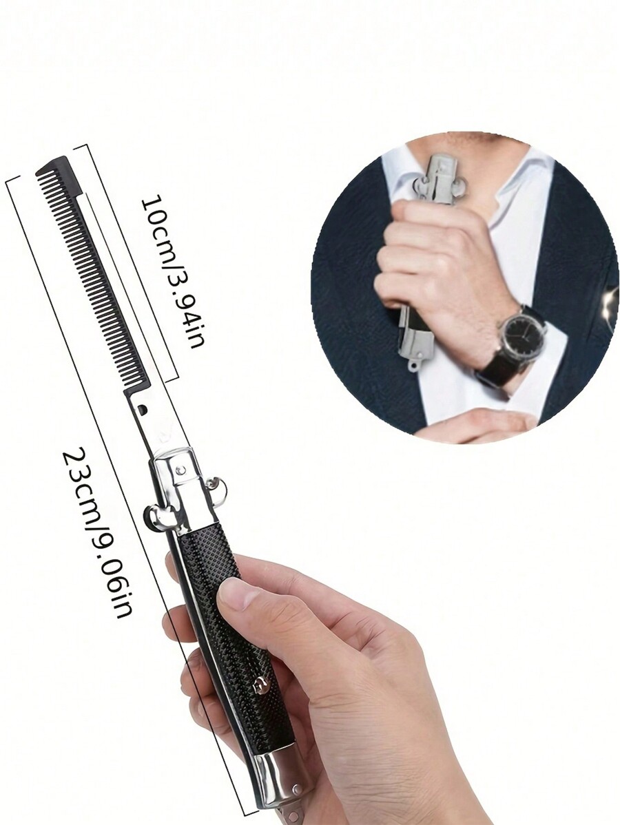 Folding Comb Spring Comb American Oil Head Comb Portable Travel Large ...