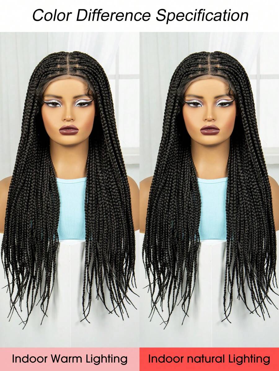 Braided Wigs For Black Women Synthetic Full Lace Front Wigs Square ...