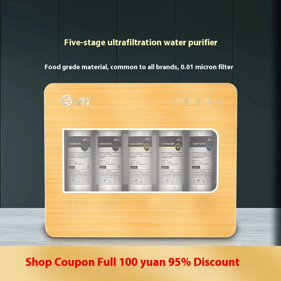 5-Stage Water Purifier, UF Membrane Water Filter, Wall-Mounted Or Under ...