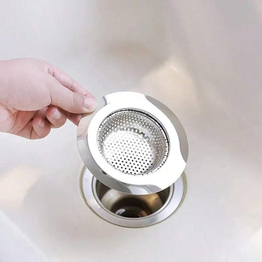 2pcs Kitchen Sink Strainer, Stainless Steel Sink Drain Strainer, Large ...