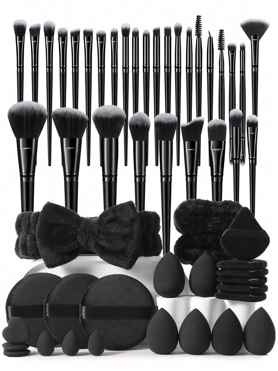 6/9/54PCS Makeup Tools Set Including:30PCS Makeup Brush Set+6PCS Makeup ...