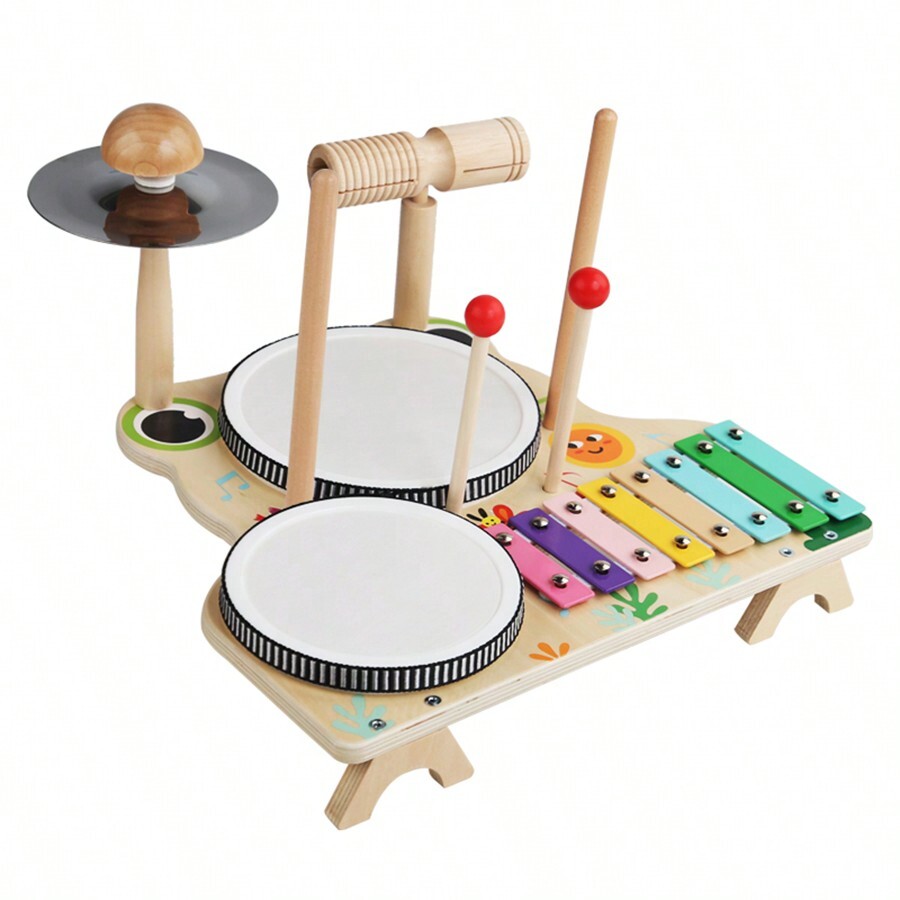 Kids Music Instruments Set, Including Drums, Xylophones, Bells ...