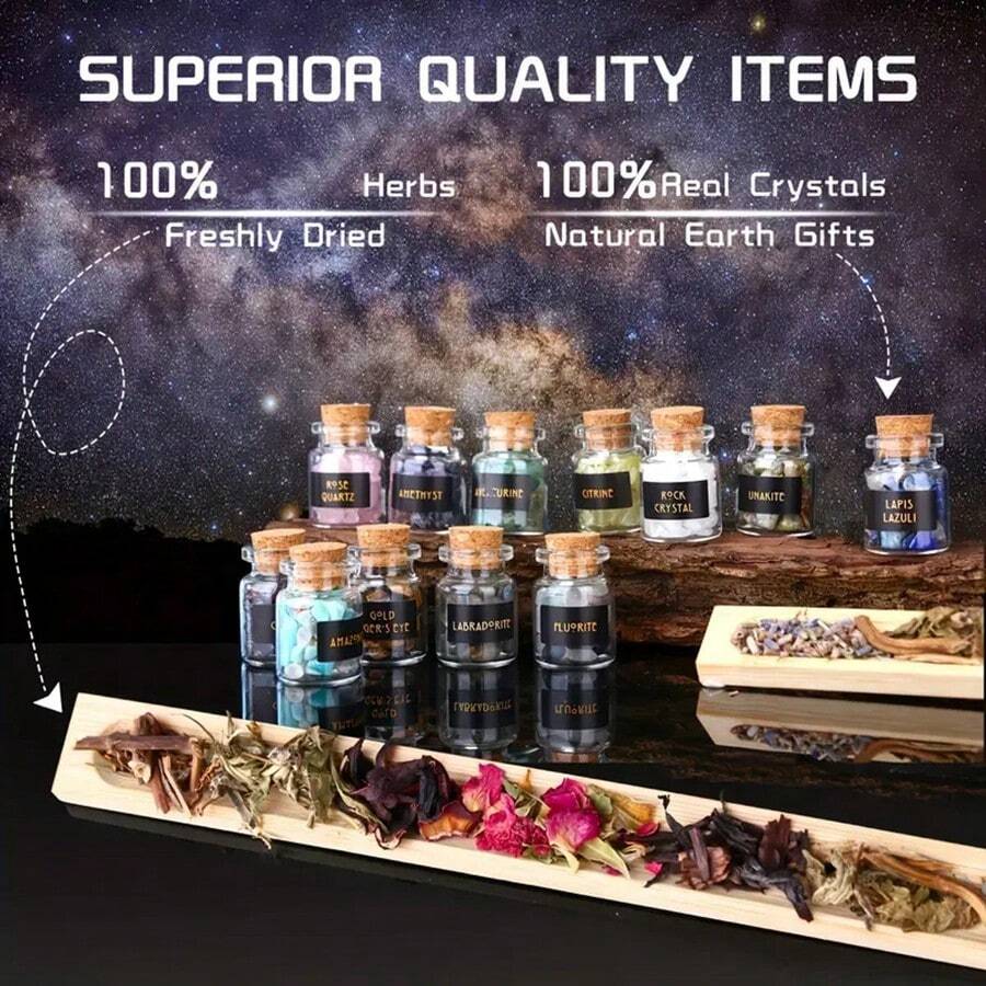 Advanced Witchcraft Toolkit: 54 Herbs And Crystal Spell Supplies ...