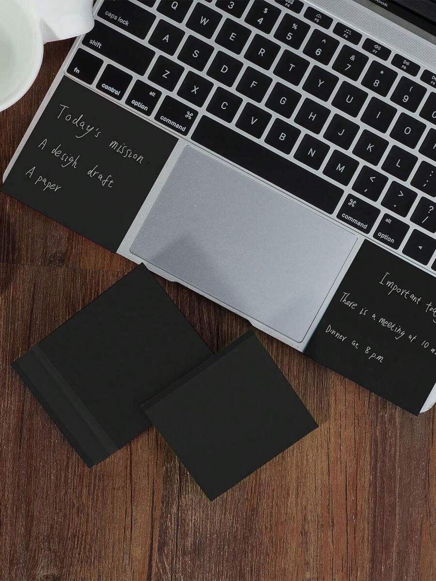 Highly Attractive Pure Black Convenience Sticker For Students, Black ...