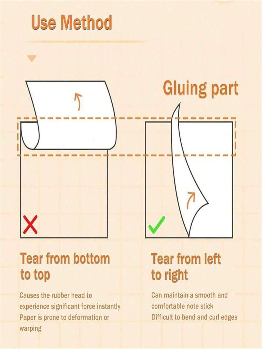 Interesting Sticky Notes, Tear-Off Memo Pad For Office Use, Handy Blank ...