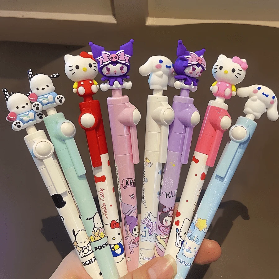 Sanrio Caneta esferográfica Sanrio Black Ink, caneta antiestresse com ...