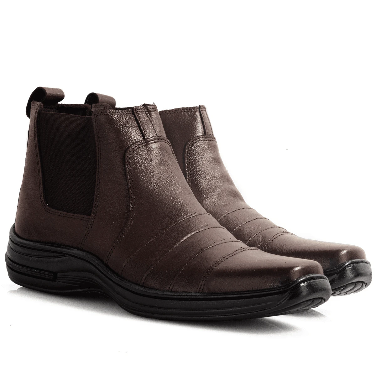 Men's Chelsea Luxury Leather Formal Combat Boot | SHEIN USA