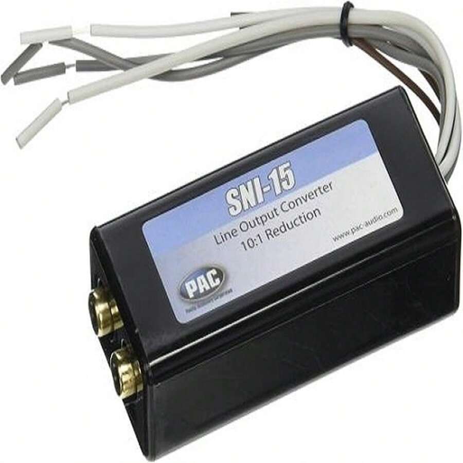 PAC SNI-15 Line Out Converter 10-30W Amplifier Add-On Ground Loop ...