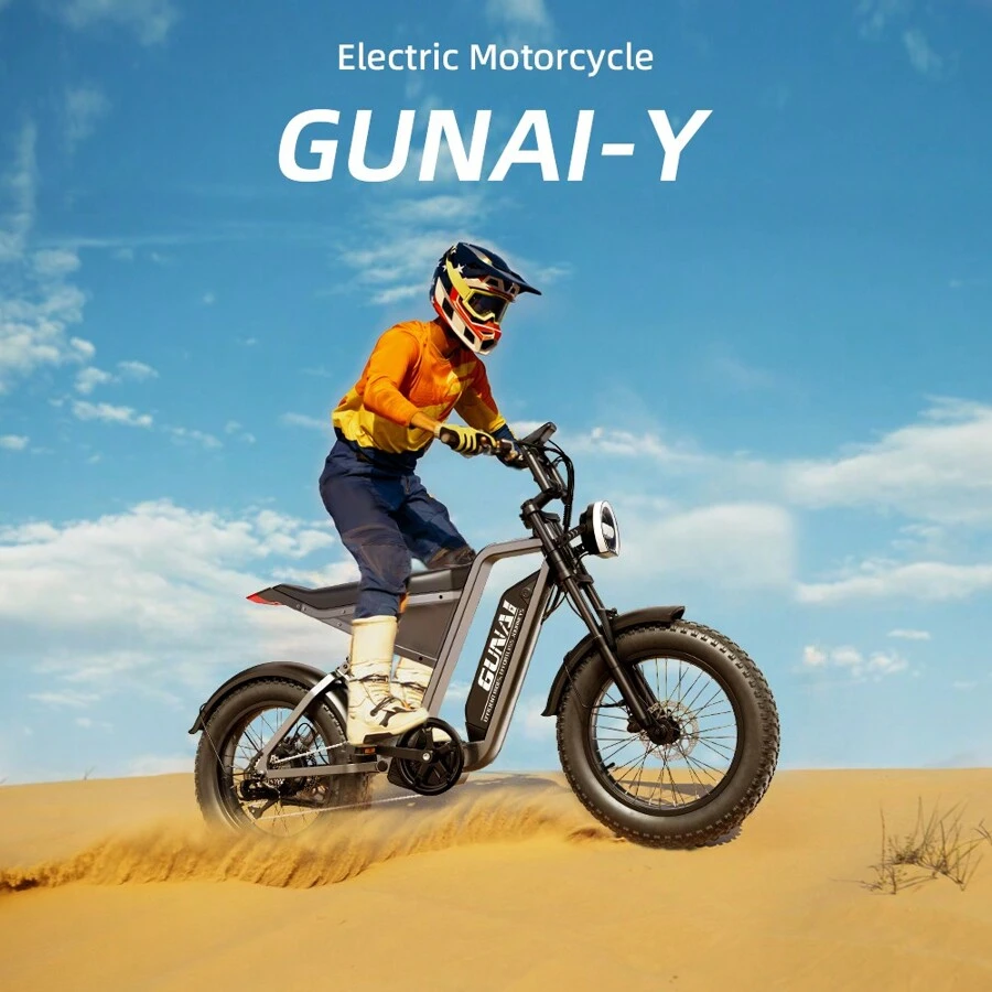 GUNAI-Y Bicicleta eléctrica para Adultos Ciclomotor Bicicleta de montaña eléctrica Todoterreno ...