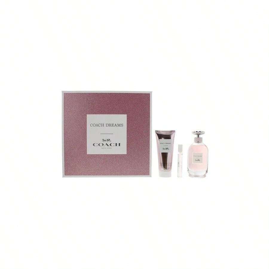 Coach Dreams Gift Set: Eau De Parfum 90ml Body Lotion 100ml Eau De ...