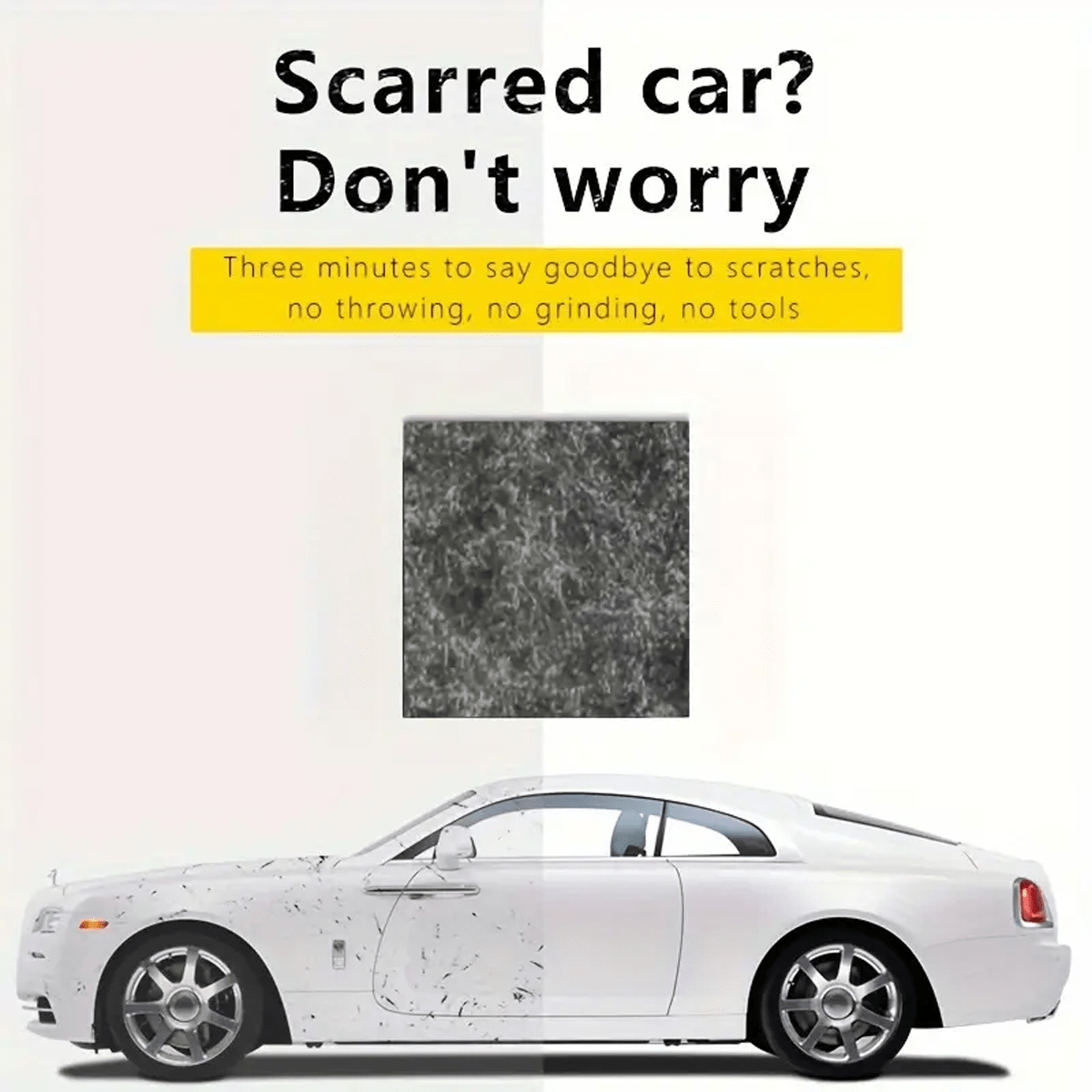 Nano Scratch Repair Cloth, Simple And Safe Car Scratch Remover, Quick ...