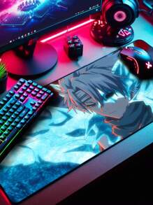 Desktop Gamer Mouse Pad Stitched Edge Prints Drawings Various Themes ...