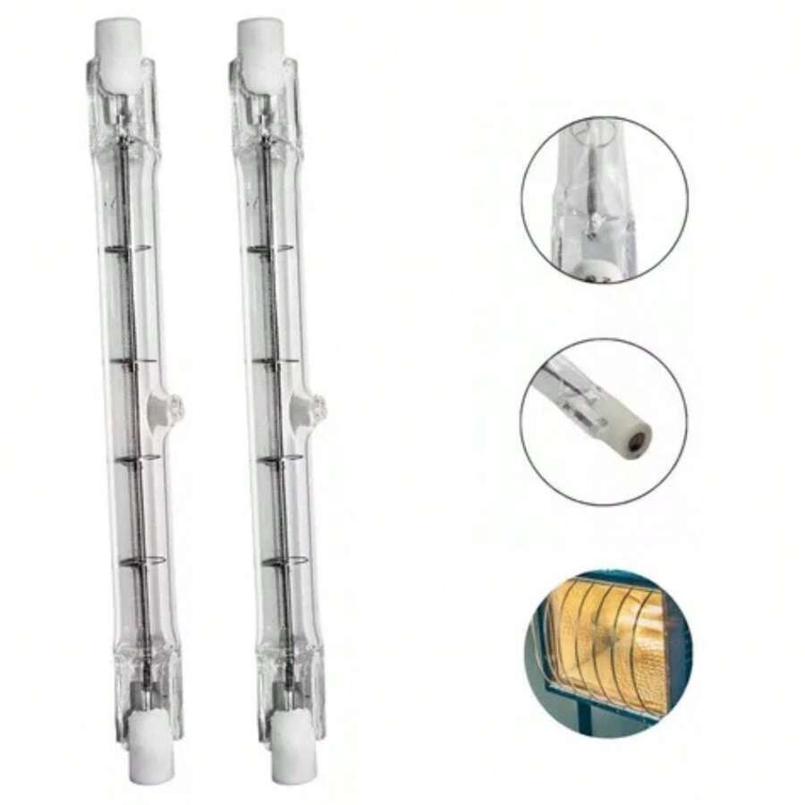 HALOGEN LAMP PROJECTOR SPOTLIGHT 300W 127V OUROLUX PALITO J118 WARM ...