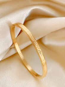 Textured Detail Bangle | SHEIN USA