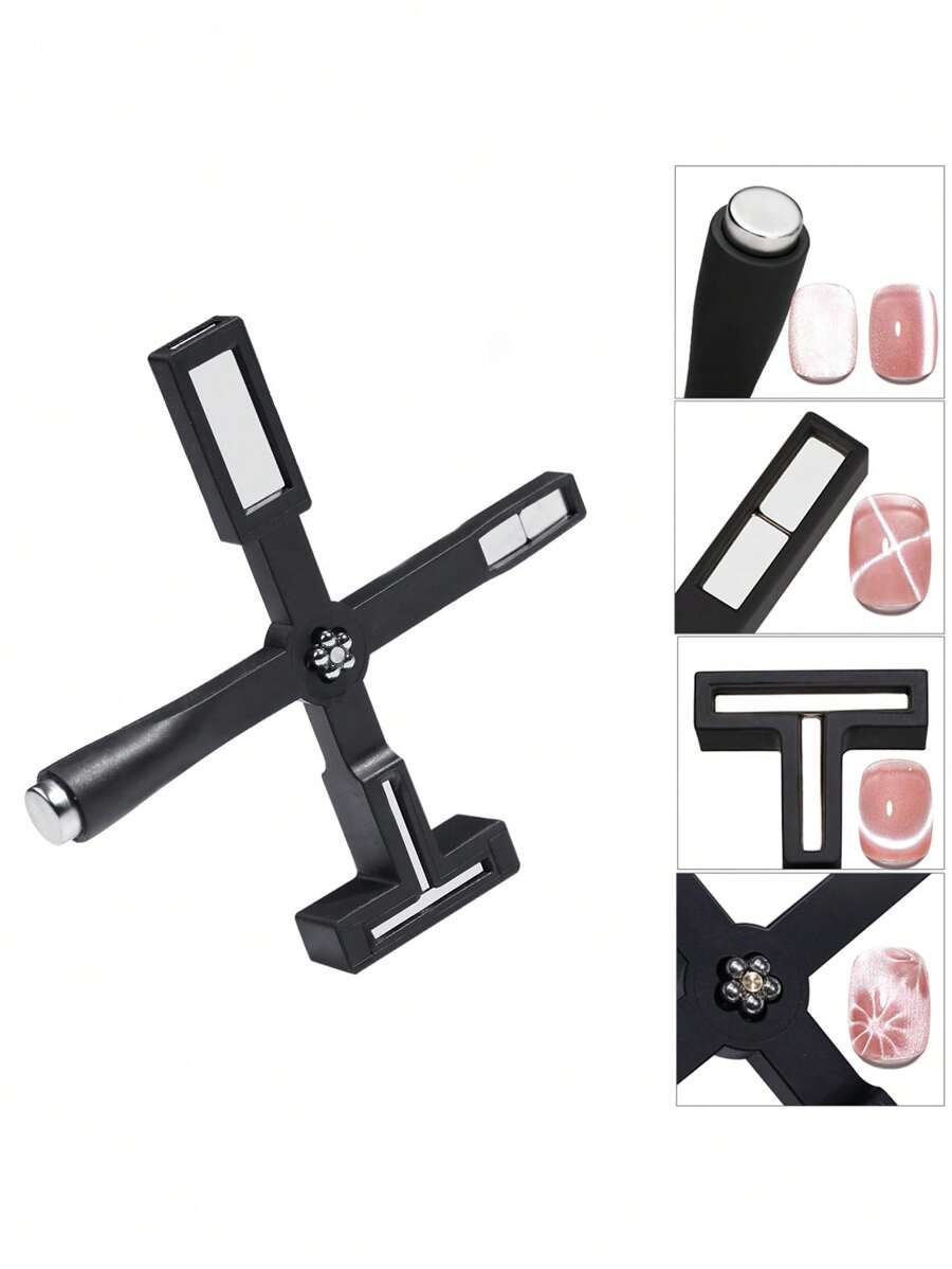 Nail 5-In-1 Multi-Functional Cross Magnet Nail Tool | SHEIN EUR