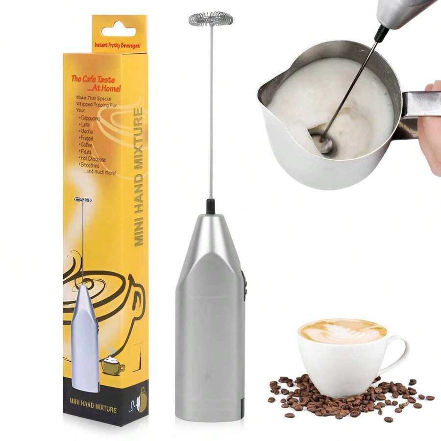 Handheld Milk Frother Electric Hand Foamer Drink Mixer For Coffee ...