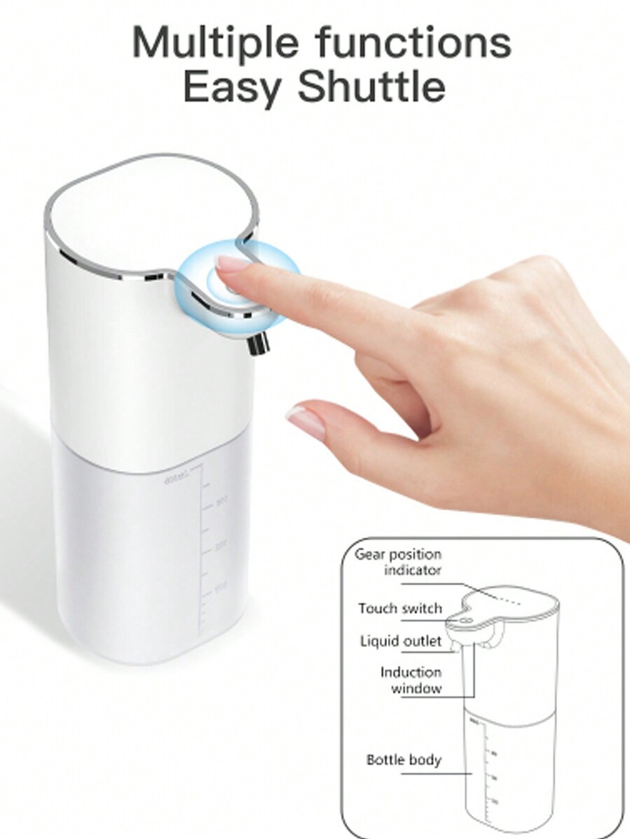 Automatic Touchless Soap Dispenser, Wall-Mounted Smart Rechargeable ...