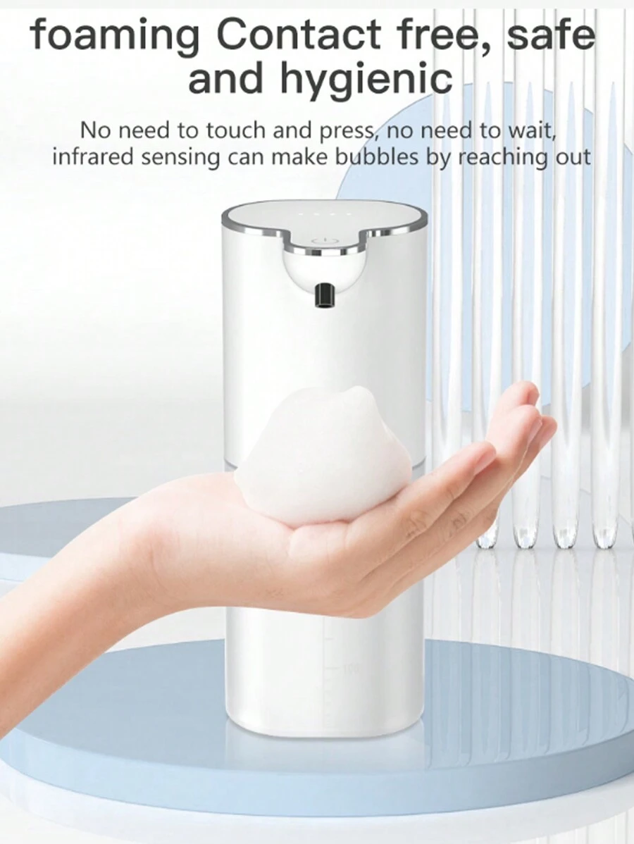 Automatic Touchless Soap Dispenser, Wall-Mounted Smart Rechargeable ...