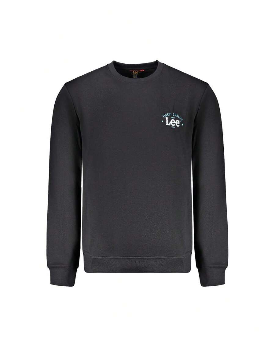 Lee Cotton-Polyester Blend Long Sve Sweatshirt With Bold Print And ...