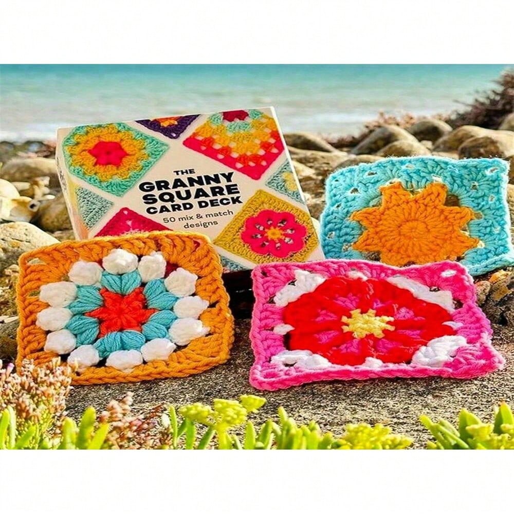 Deck Of Granny Squares Cards - 50 Mix And Match Designs Crochet Granny ...