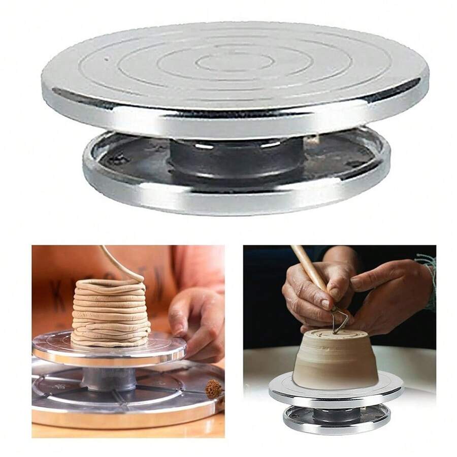 Heavy Duty Sculpting Wheel Turntable Pottery Stand Revolving DIY Tool ...