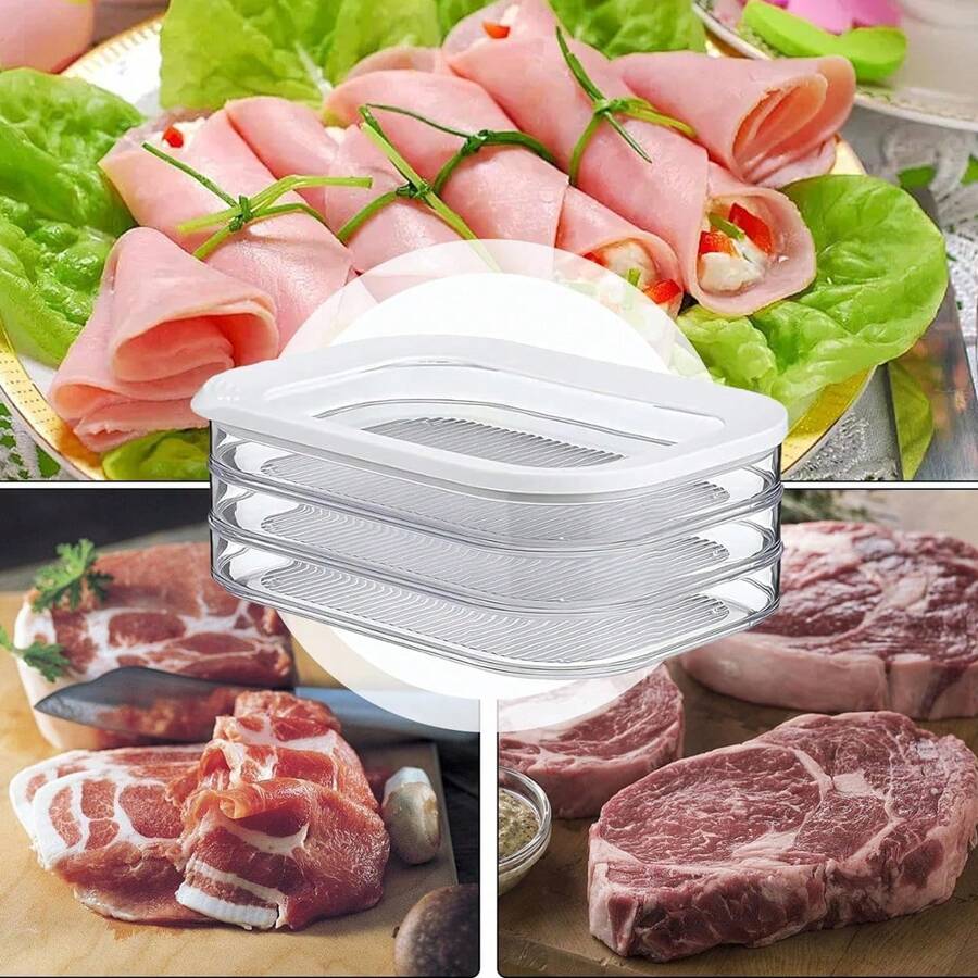 1pc Kitchen Airtight Plastic Food Storage Containers For Refrigerator ...