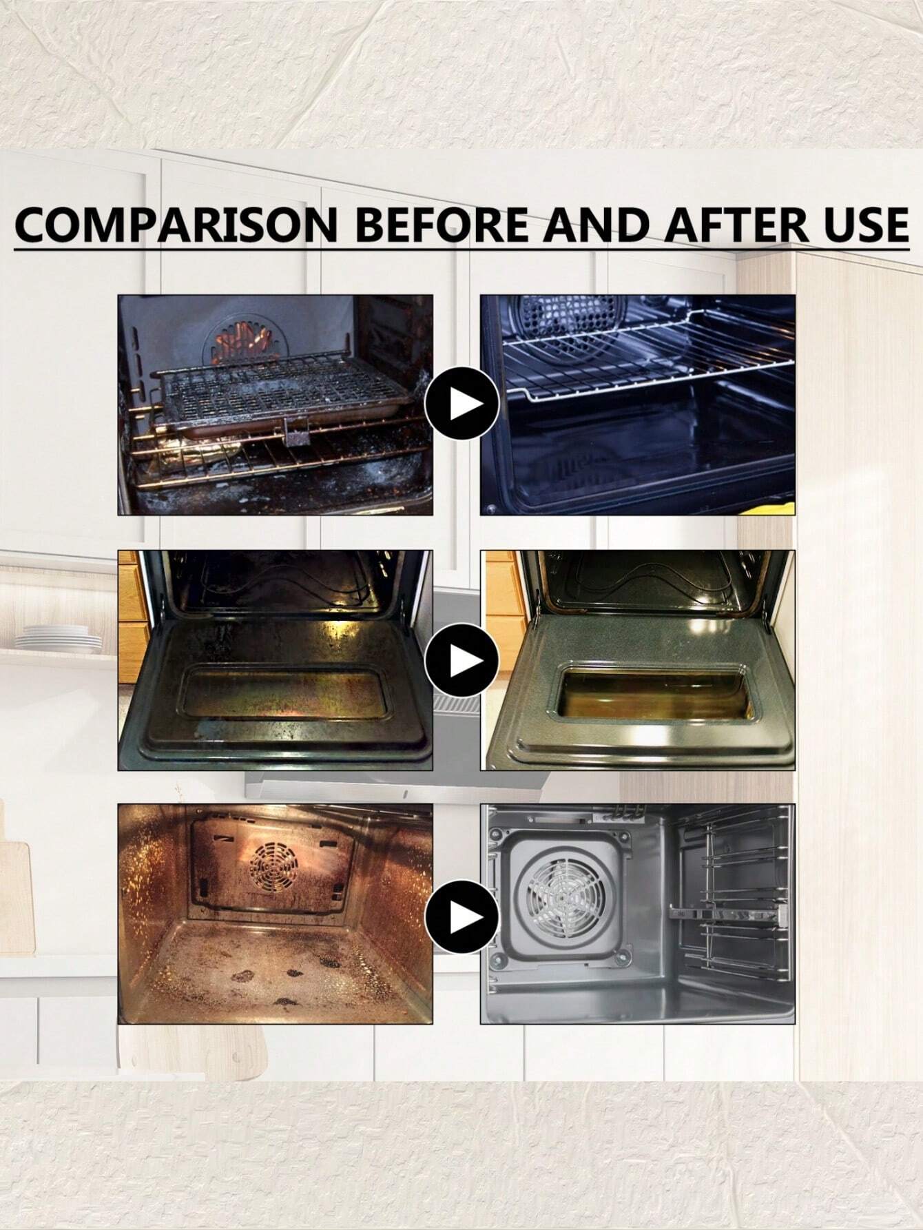 Stove & Oven Foaming Cleaning Agent - Specialized Oven Grill Cleaner ...