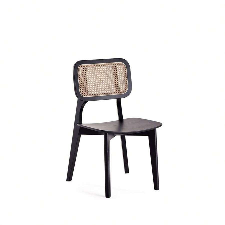 Manhattan Comfort Versailles Dining Chair Set Of 2 Cane Back American ...