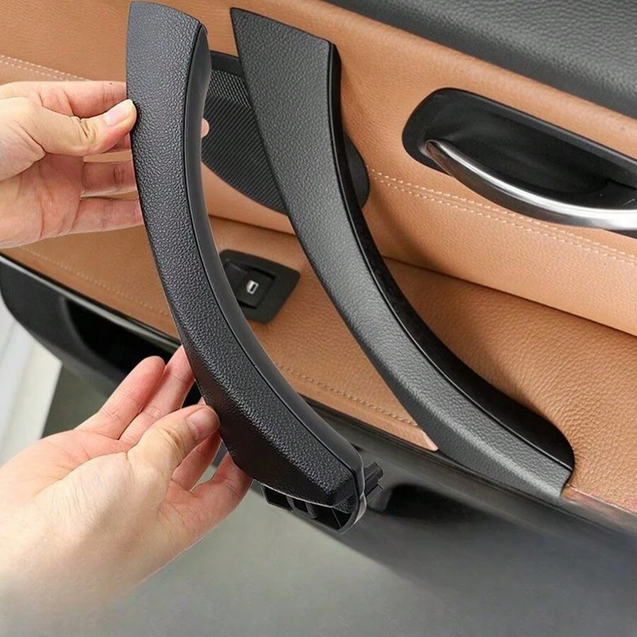 E90 Matte Black Car Inner Door Handle Set For BMW 3 Series E90 E91 E92 ...