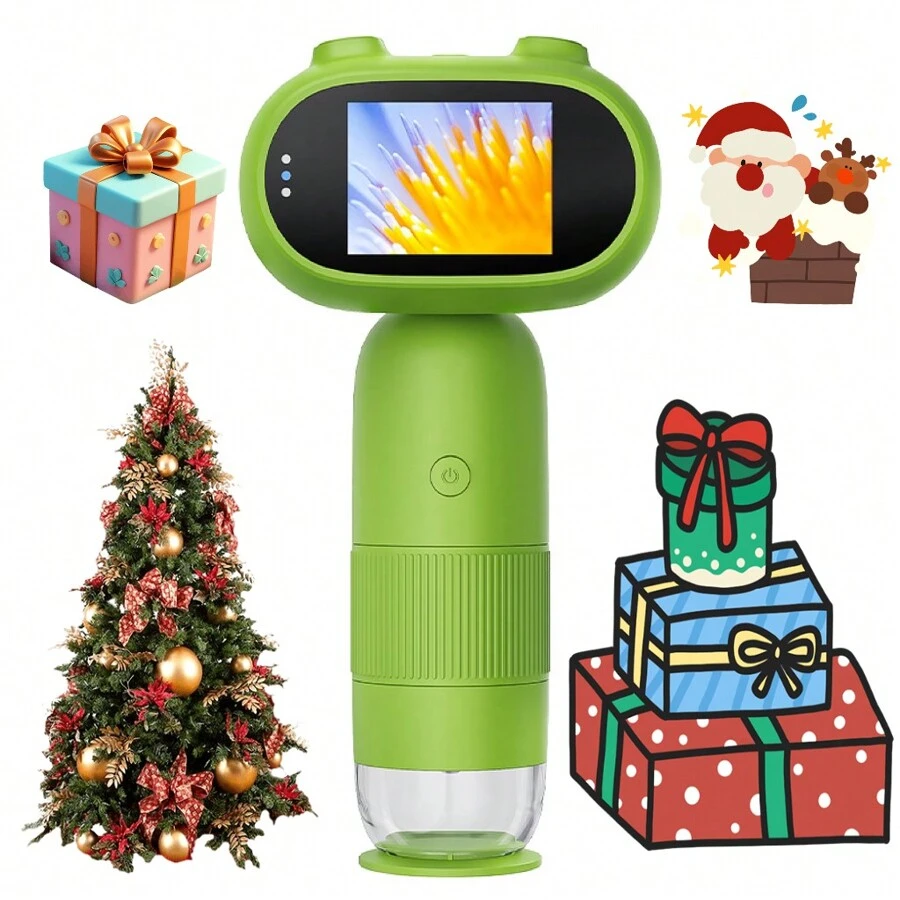 16MP Pocket Microscope With 1000X Magnification, 2-Inch IPS 1080P HD ...