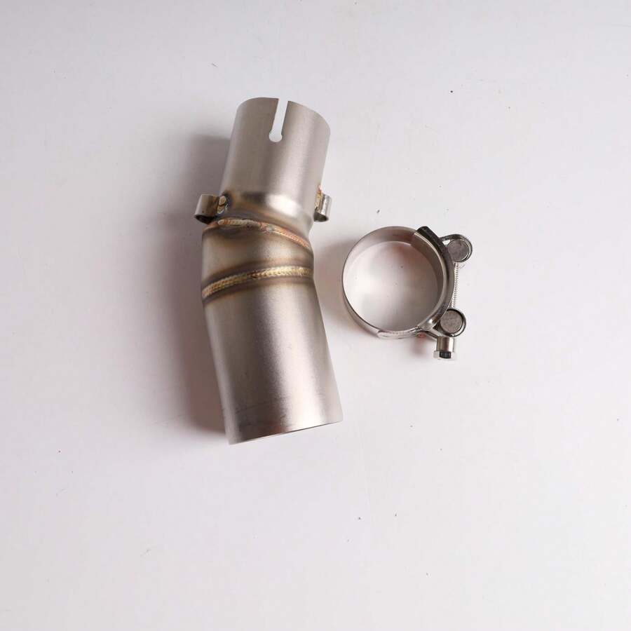 Motorcycle Stainless Steel Middle Exhaust Pipe, Connecting Pipe Exhaust ...