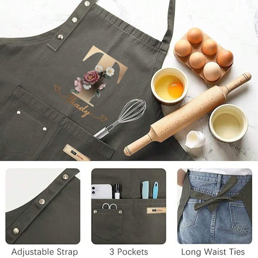 Customized Exclusive Apron Cooking Clothes Fashionable New Fabric Chefs ...
