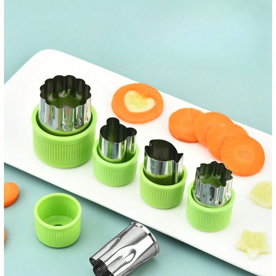 Vegetable Cutter Shapes Stainless Steel Durable DIY Fruit Cookie Stamps ...