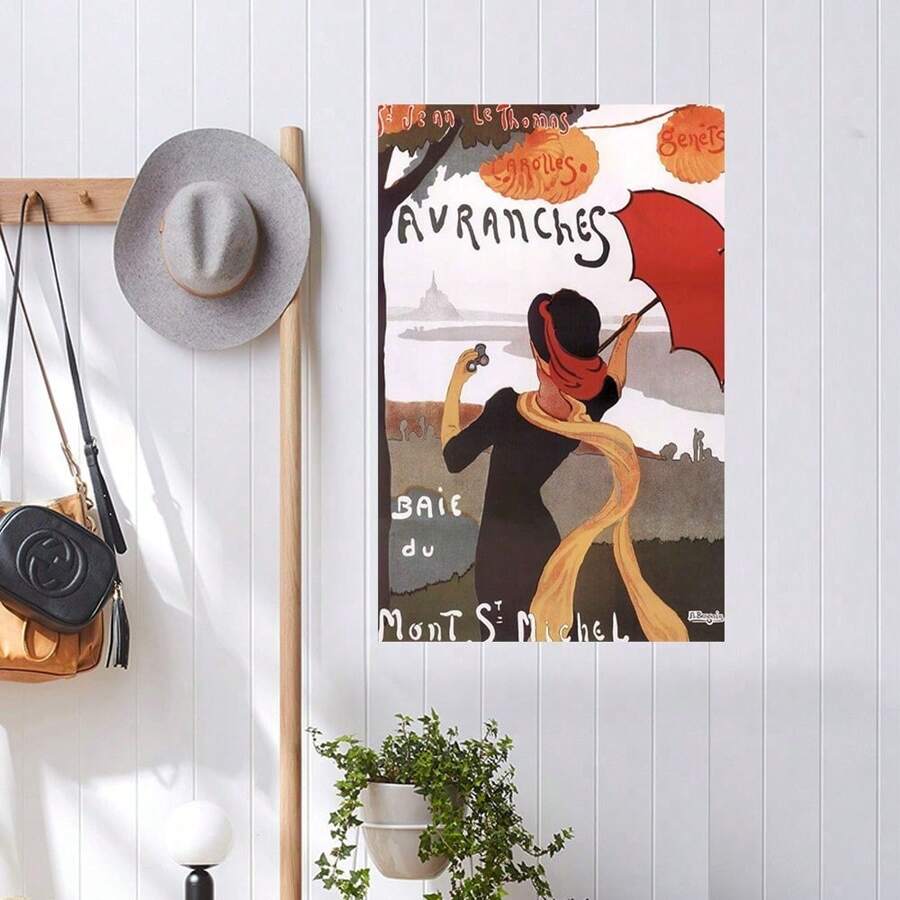 Albert Bergevin Avranches Baie Du Mont St Michel 1910 Vintage Ad French ...