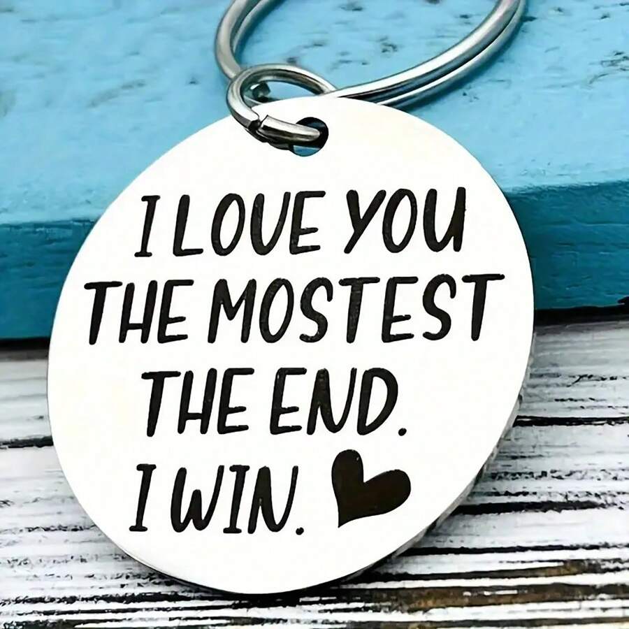 1pc Naughty Anniversary Keychain, Funny Rude Couple Keyring Gift For ...