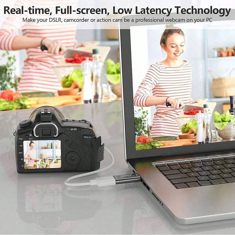 4K HDTV Video Capture Card, Cam Link Card Game Audio Capture Adapter ...