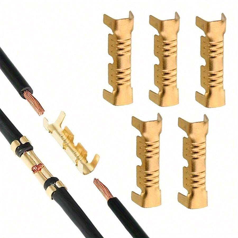 100pcs U-Shaped Wire Connectors & Tool Kit, Suitable For Crimping ...