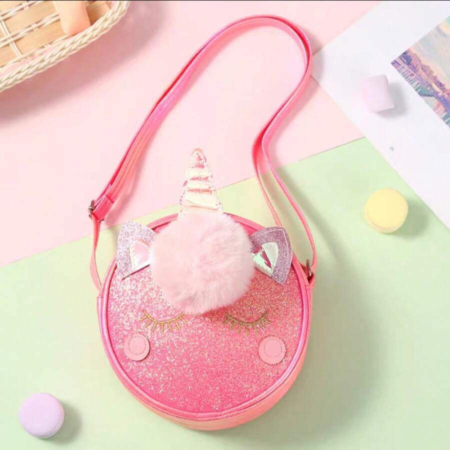 Cute And Fluffy Unicorn Side Bag For Kids | SHEIN USA