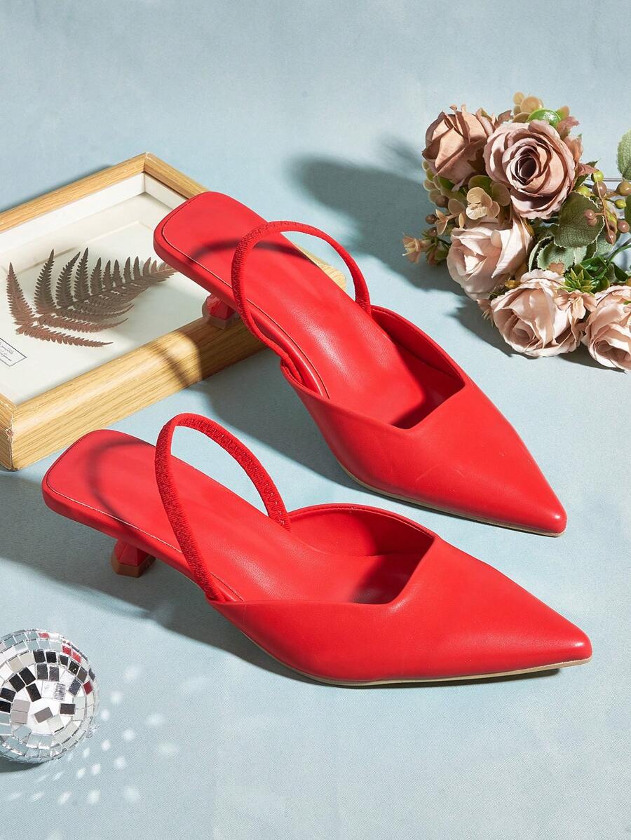 2024 Eleganti scarpe da donna con cinturino posteriore e cinturino alla ...