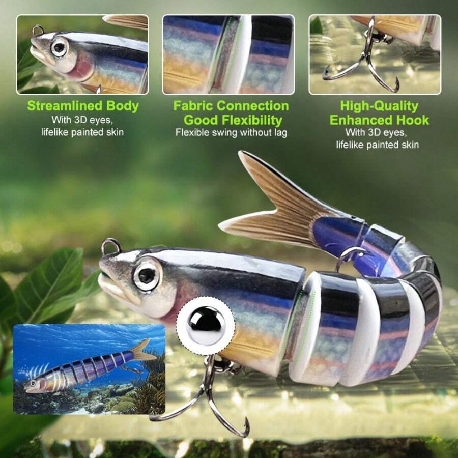 3 Sinker Lures, Luya Lures, Decoys And Bait Fishing Gear Minnow Style ...