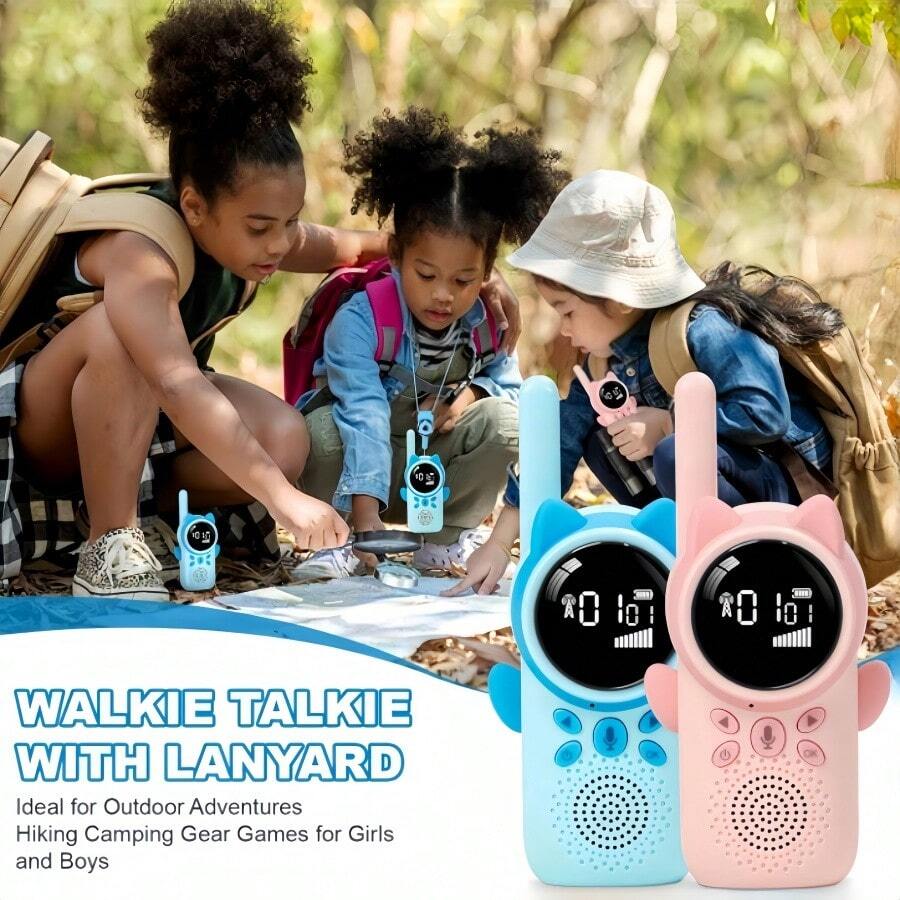 2pcs, 2024 New Children's Walkie Talkie Wireless Communication ...