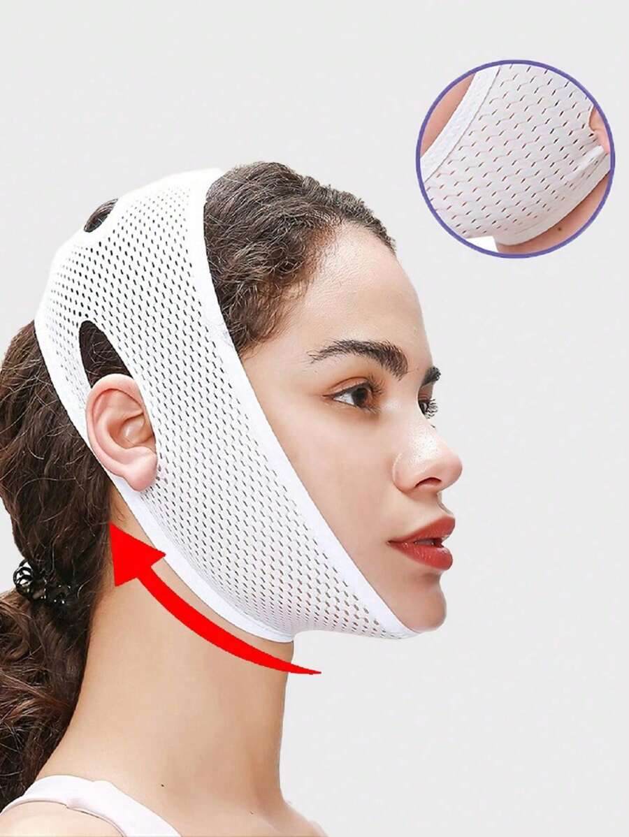Sleep Anti-Snore V-Shaped Face Slimming Strap, Face-Lifting, Breathing ...