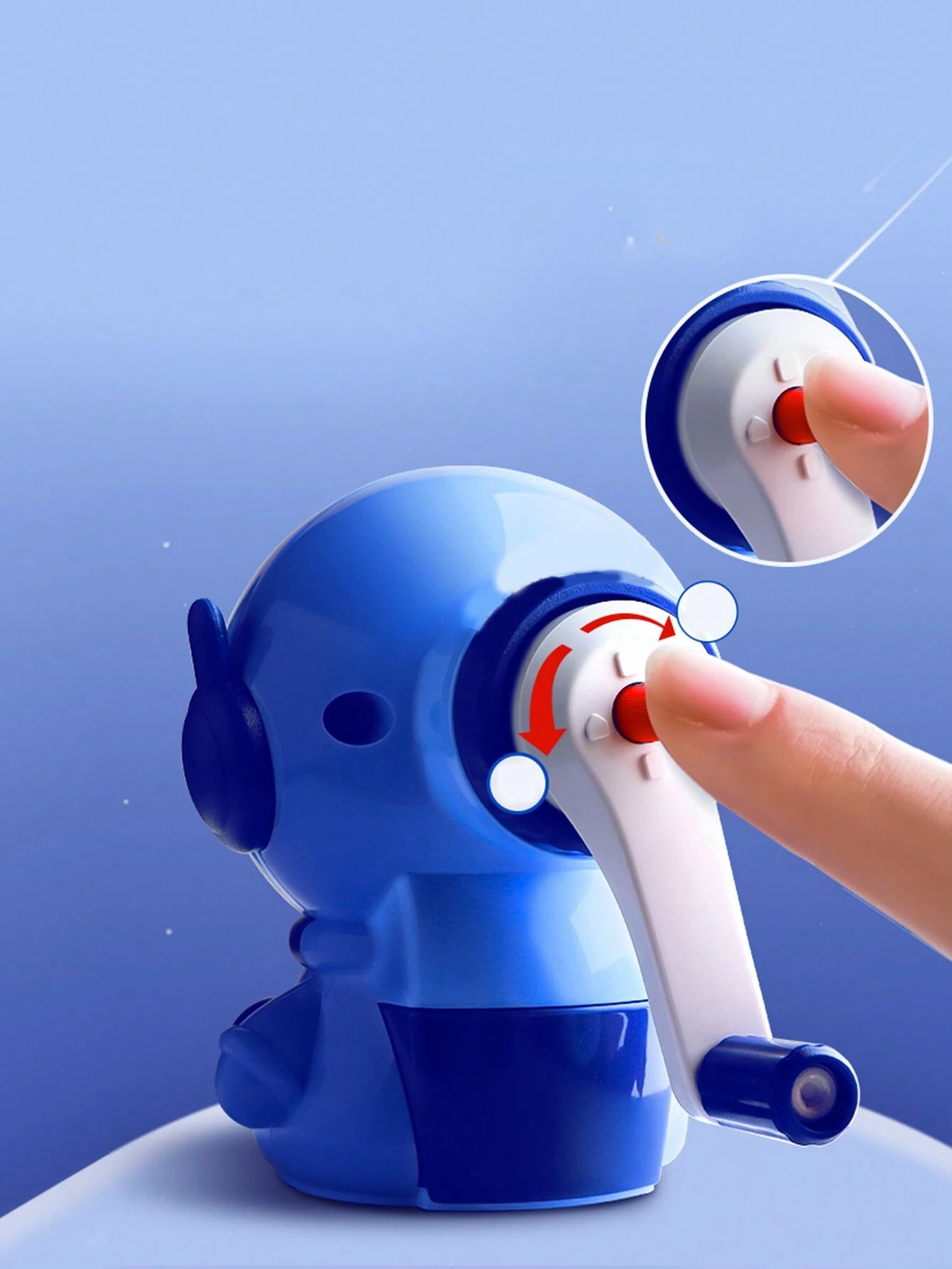Astronaut Shaped Pencil Sharpener, Durable Rotary Pencil Sharpener For ...