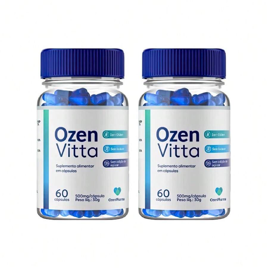 Ozen Vitta - Suplemento Alimentar Natural - Kit Com 2 Potes de 60 ...