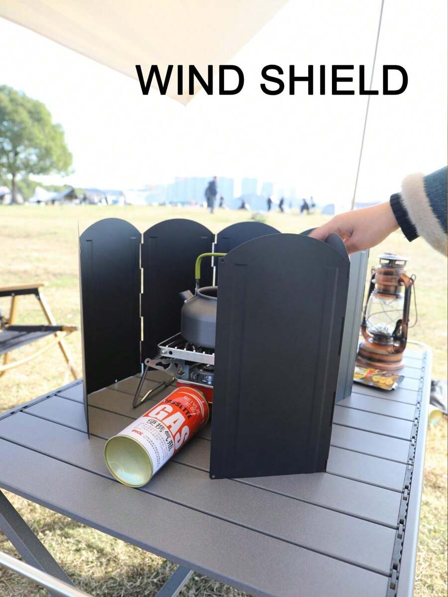 Wind Shield Outdoor Grill Head Stove Wind Shield Mountaineering Camping ...